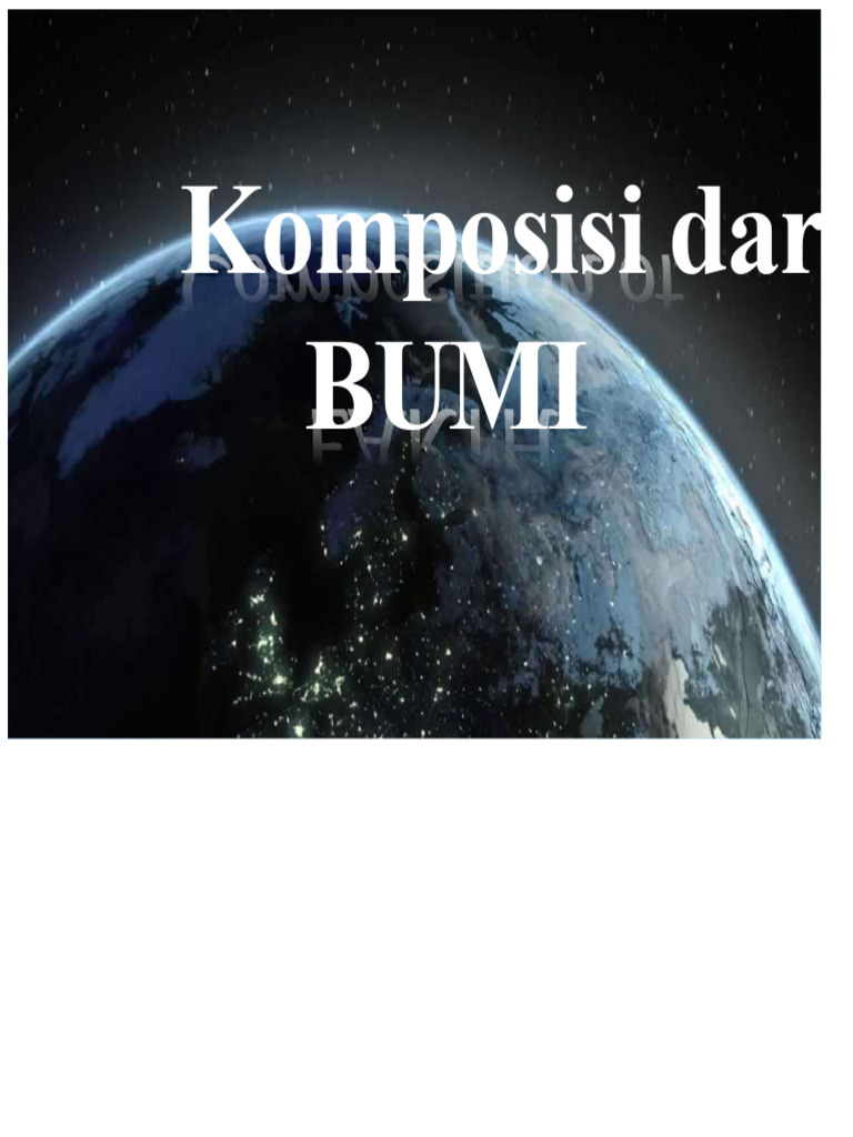 Komposisi dan Sfera Bumi yang Terhubung | PDF
