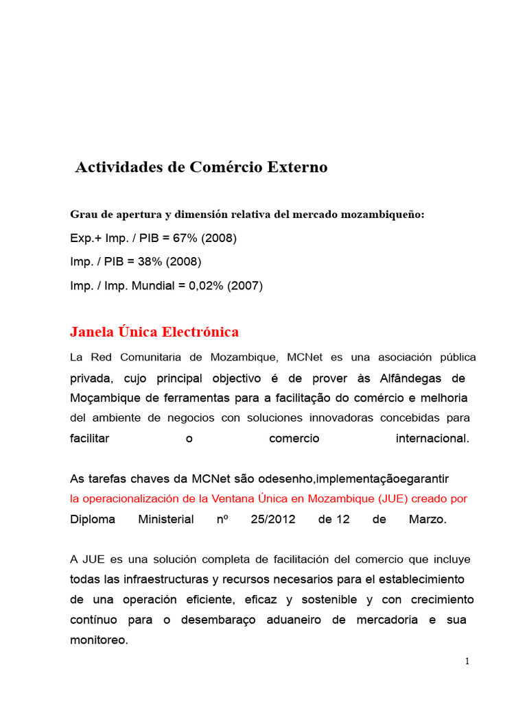 Jue - Ventanilla Única Electrónica | PDF | aduana | Arancel