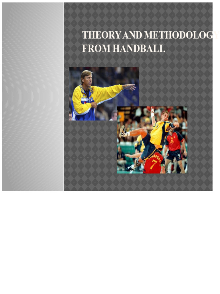 Handball Methodology | PDF | Methodology | Psychological Resilience
