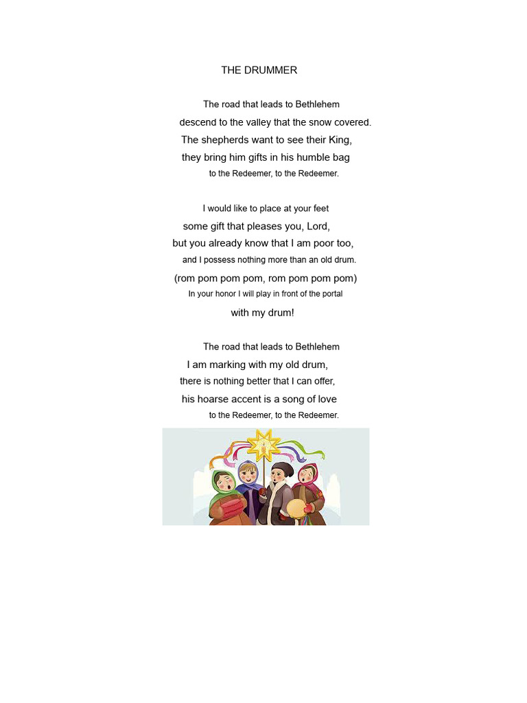 Christmas Songs and Poems for Kids | PDF | Mary, Mother Of Jesus ...