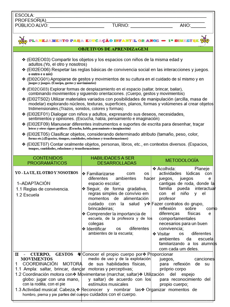 Actividades de Aprendizaje Infantil | PDF | Aprendizaje | Educación de ...