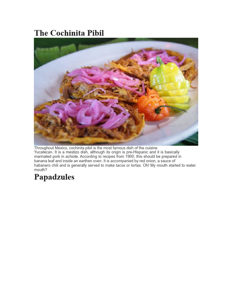 Yucatecan Food Catalog | PDF | Sauce | Foods