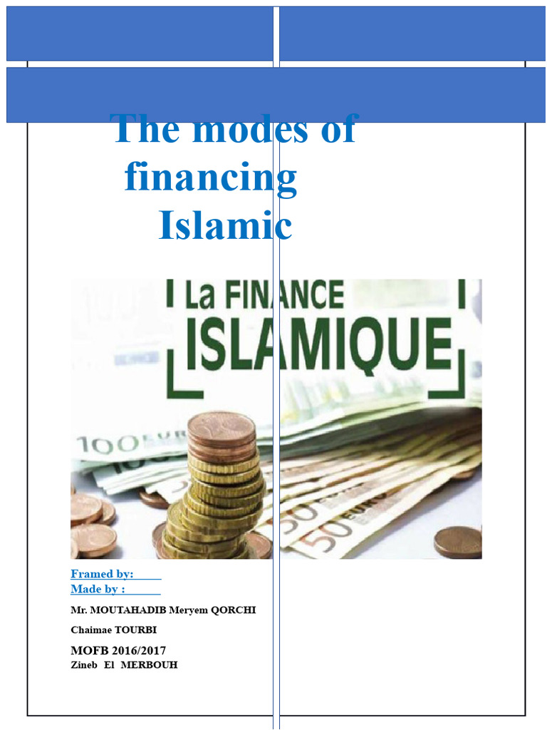 Islamic Financing Modes Explained | PDF | Islamic Banking And Finance ...