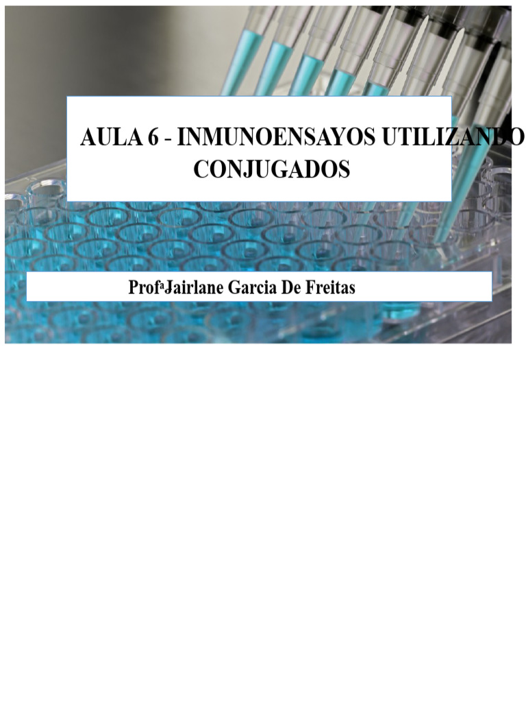 Lección 6 - Inmunoensayos Utilizando Conjugados | PDF ...
