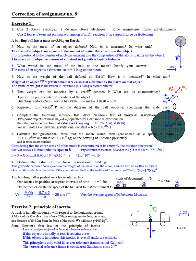 2 Pdf Forces And Principle Of Inertia 2nd Pdf Force Mass