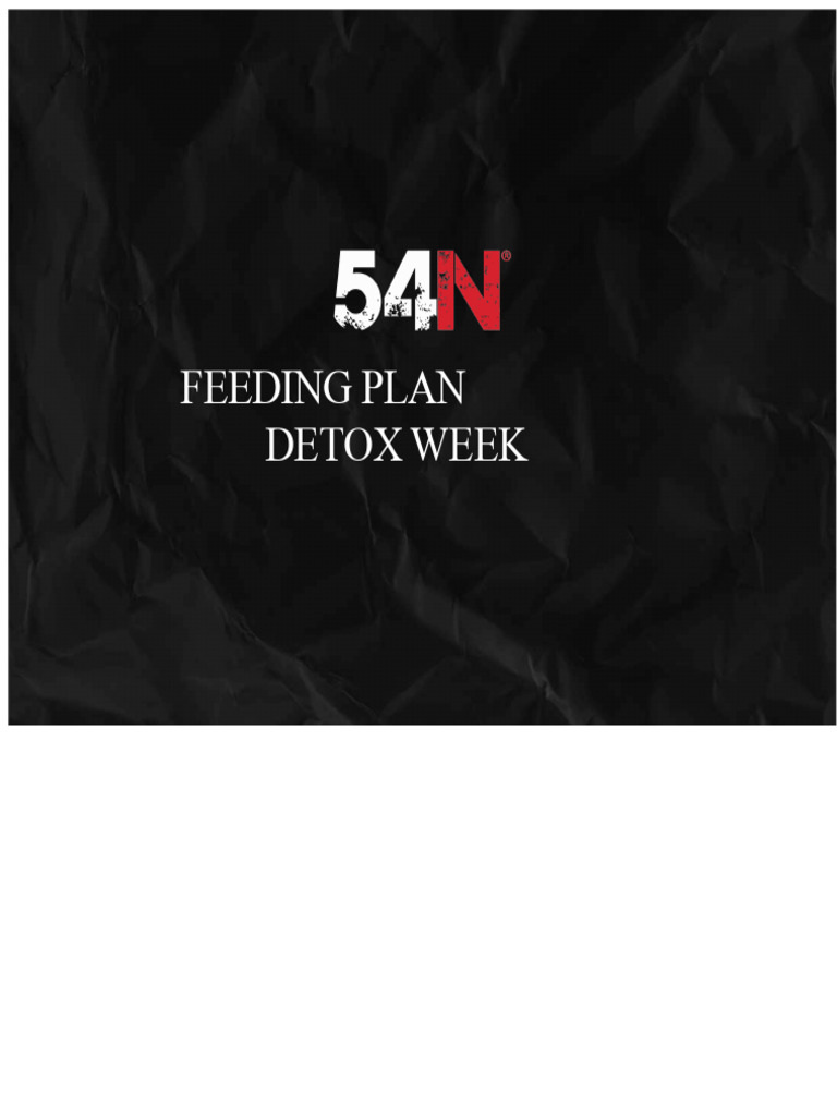 Detox Week Diet | PDF | Salad | Fruit