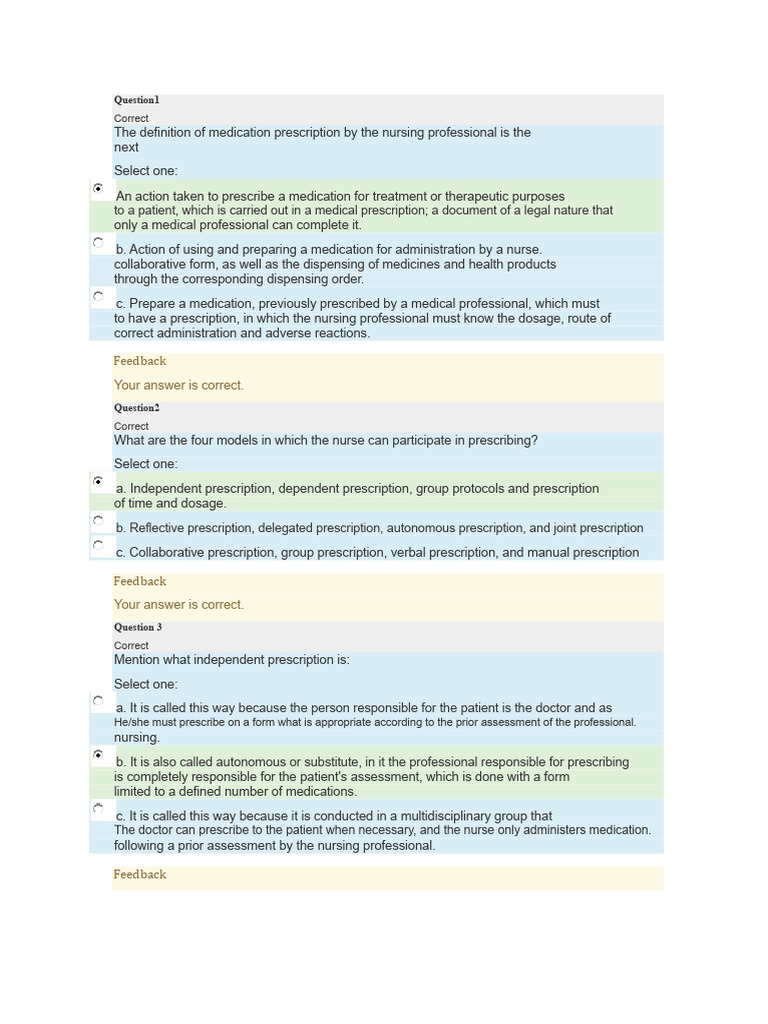 Nursing Medication Prescription Models | PDF | Medical Prescription ...