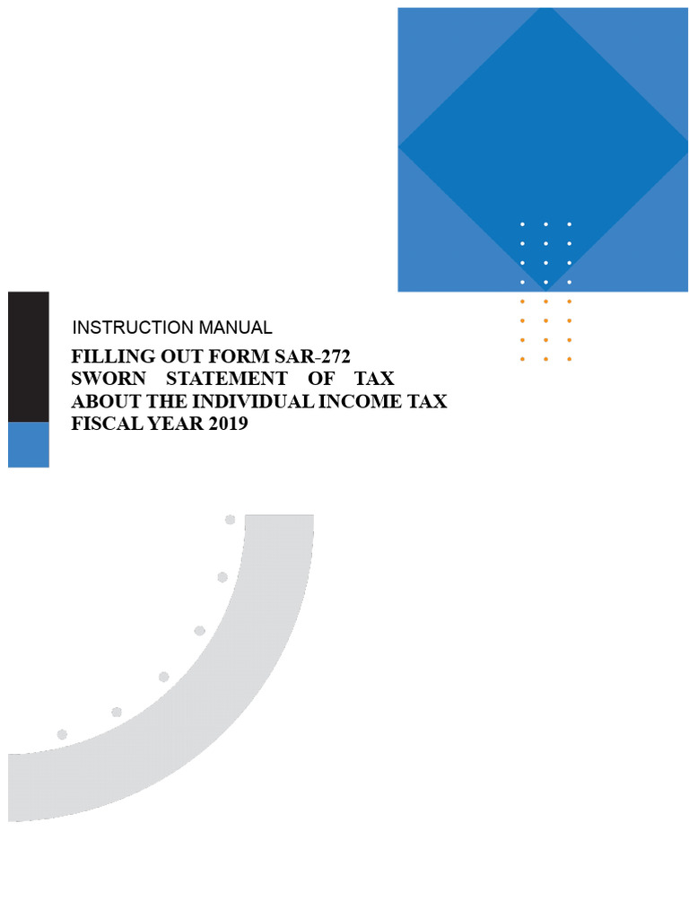 Instruction-Pre-printed Form-SAR-272-ISR-PN PDF | PDF | Gross Income ...