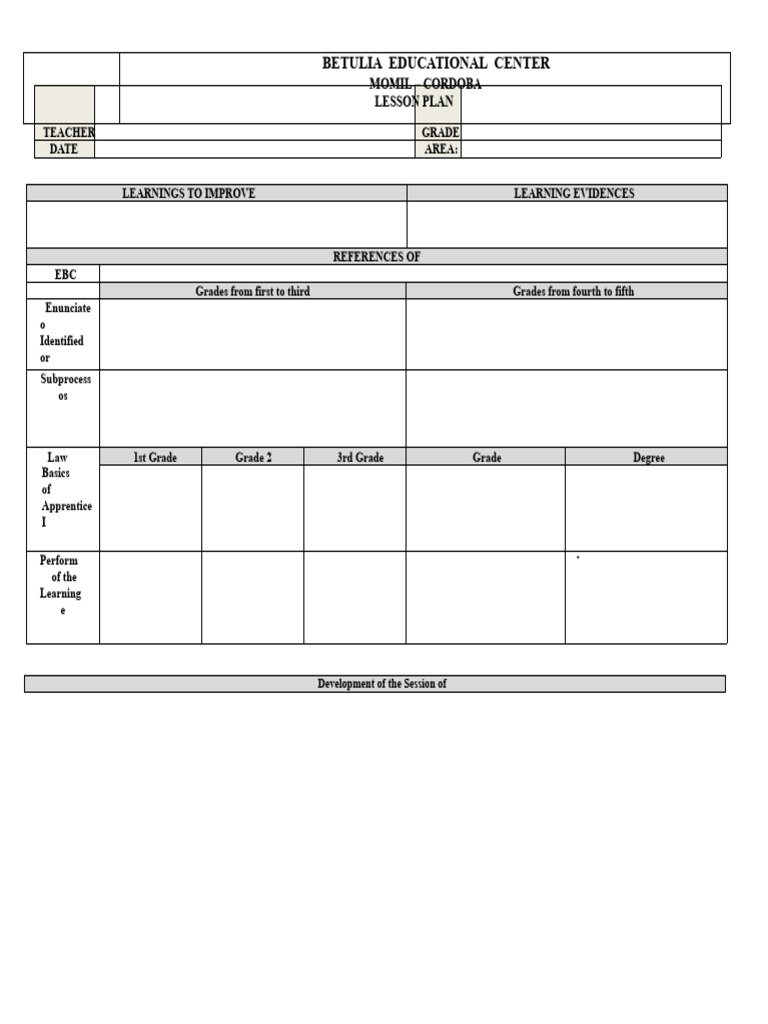 Multigrade Lesson Plan | PDF | Learning | Education Theory