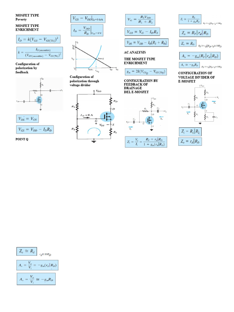 MOSFET FORM.docx | PDF