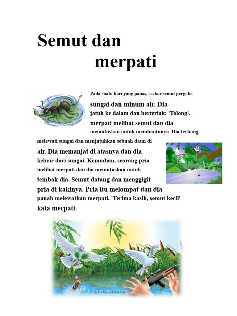Semut Dan Merpati | PDF