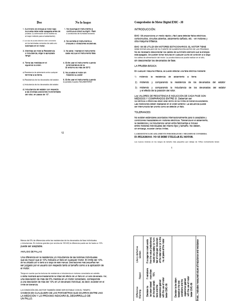 Manual PDF de Emc-38 | PDF | Inductor | Aislador (Electricidad)