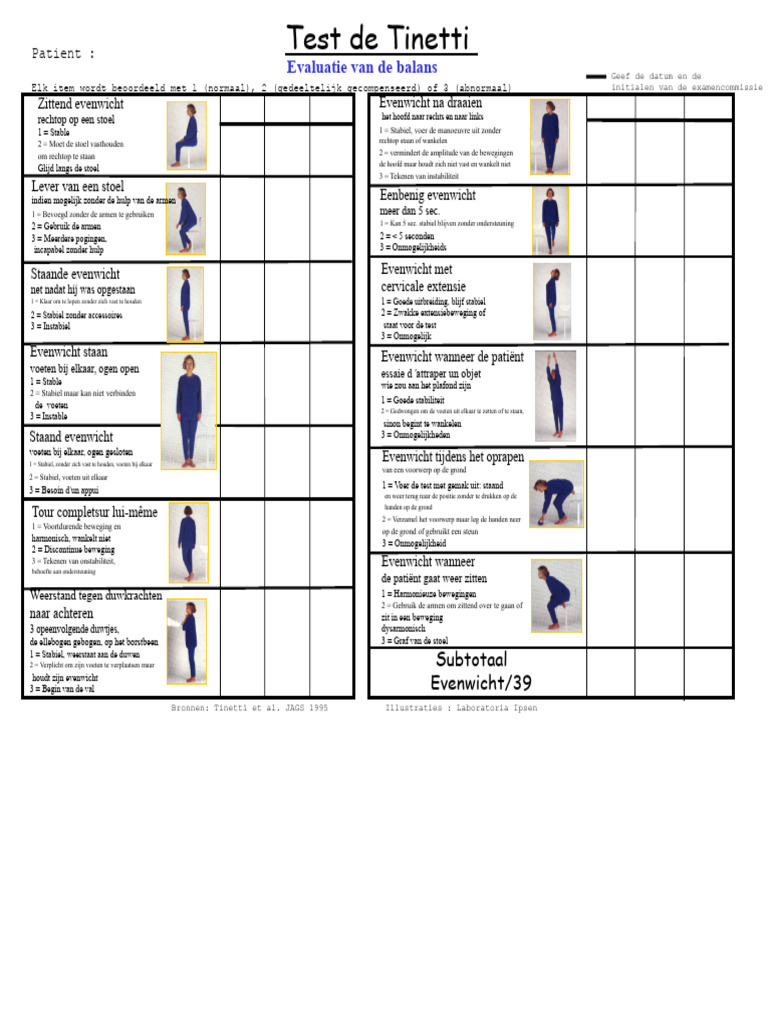 019 Tinetti Balans | PDF