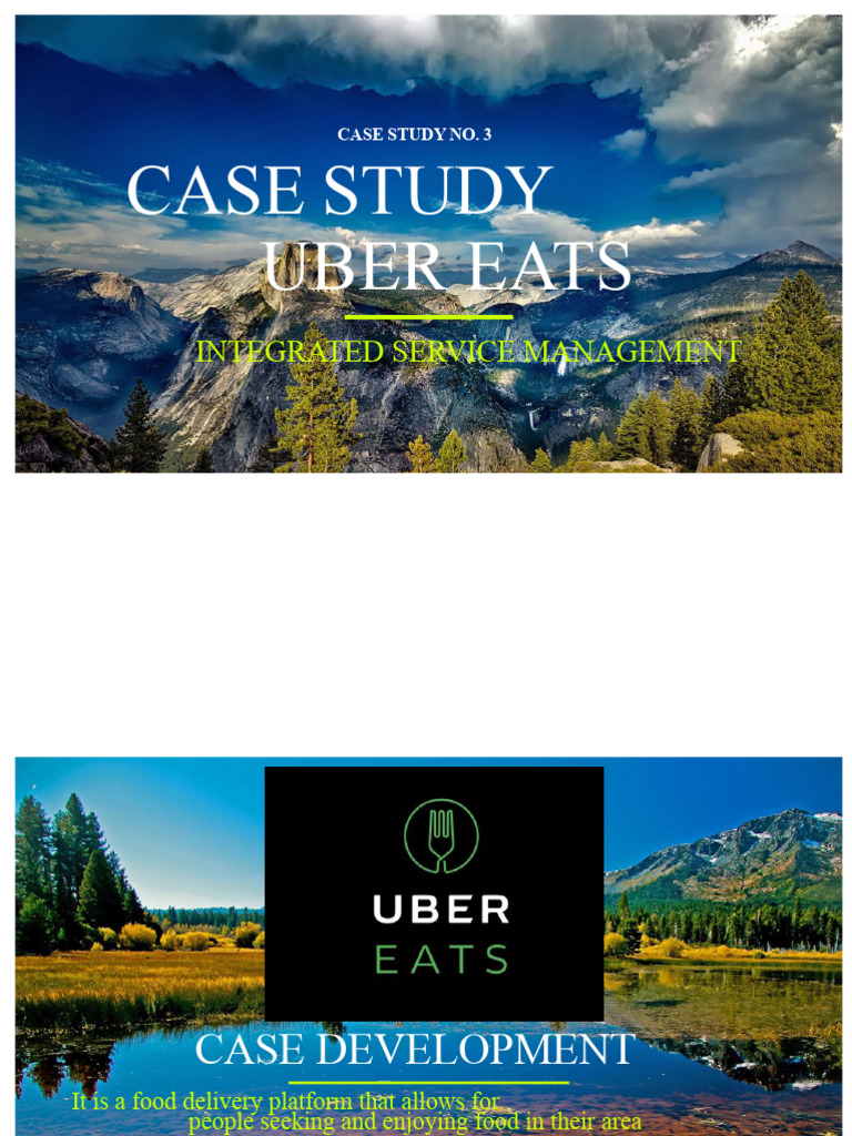 Case Study Uber Eats | PDF | Economies | Business