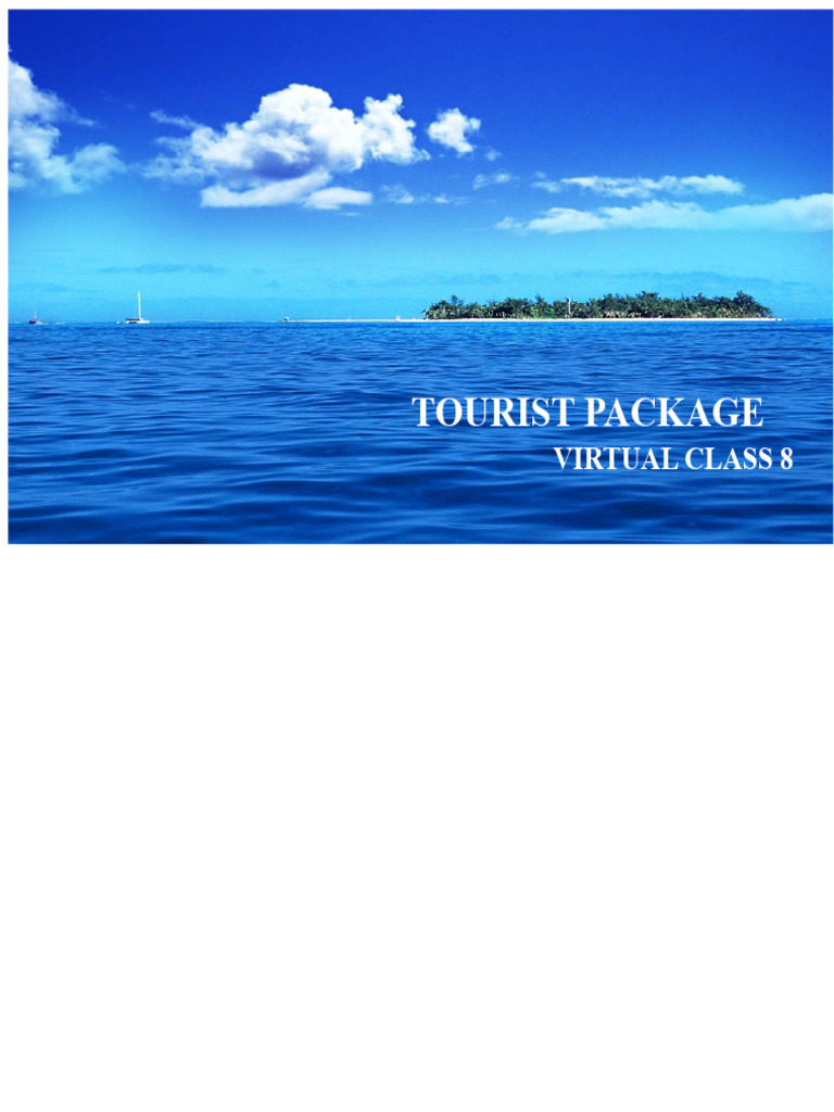 Tourist Package Design1 | PDF | Tourism