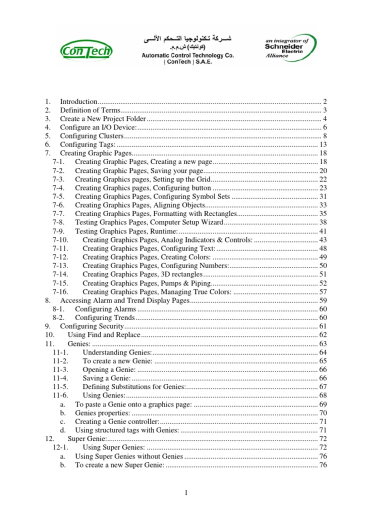 Citect Training Quick Start Guide | PDF | Button (Computing) | Icon ...