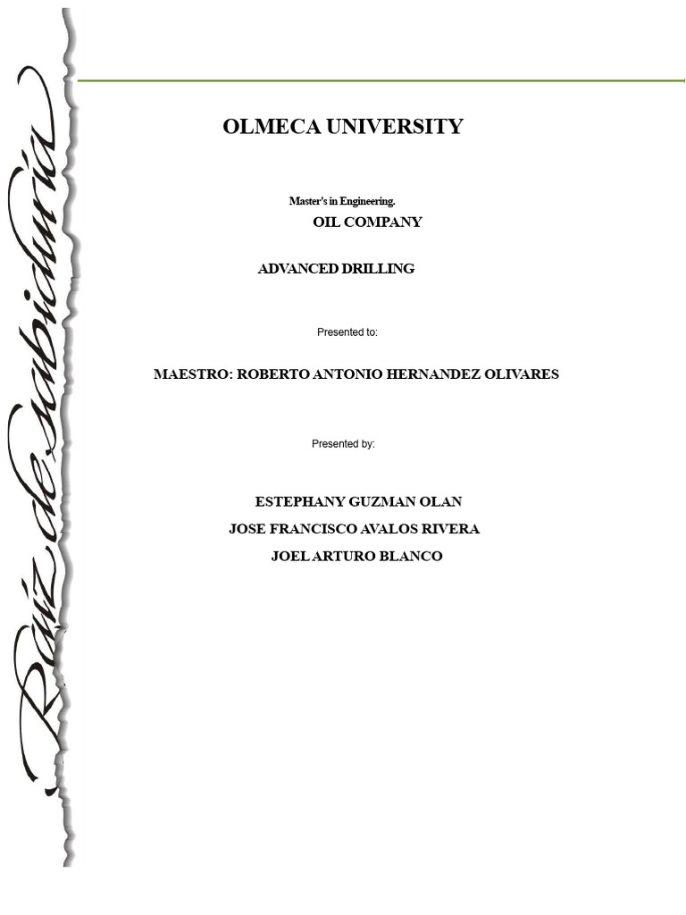 Concurrent Method For Well Control | PDF | Chemical Engineering