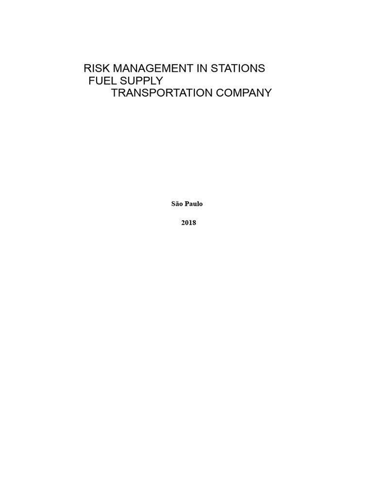 Risk - Management - in - Fuel - Supply - Station - of - Transport ...