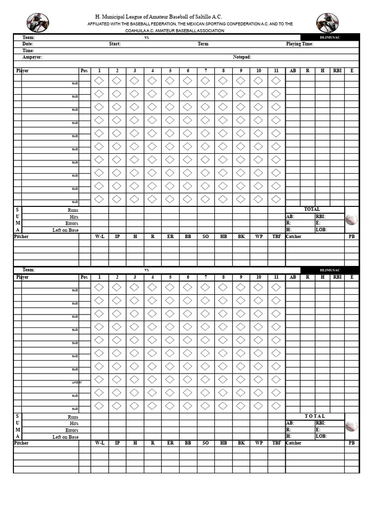 Score V | PDF | Major League Baseball Teams | Team Sports