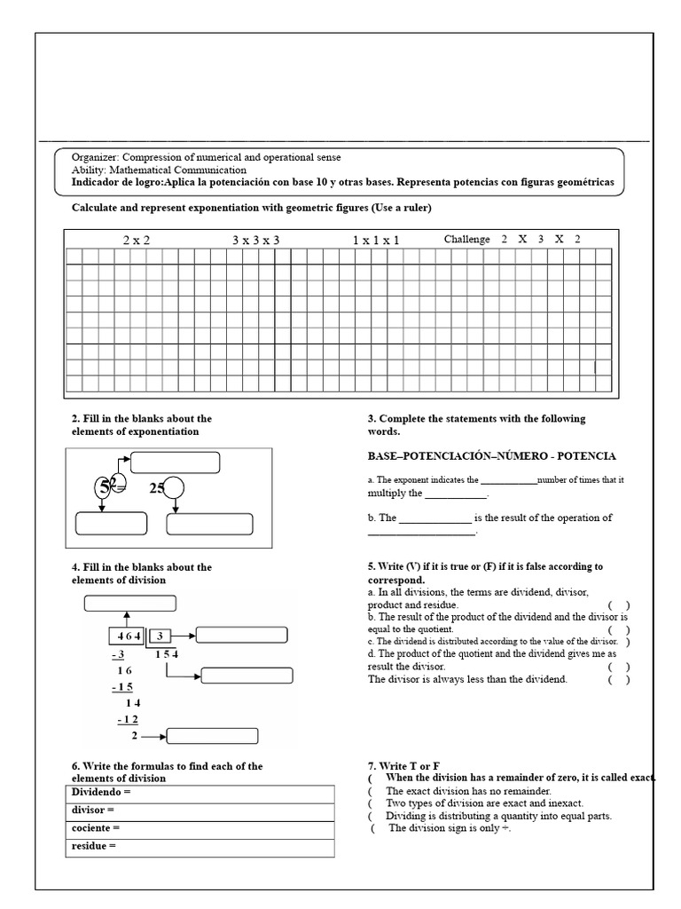 Qualified Math Practice 5th Grade Combined Operations Powers Graphs ...