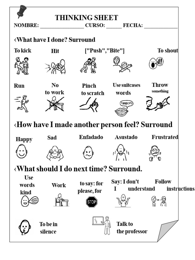 Thinking Sheet | PDF