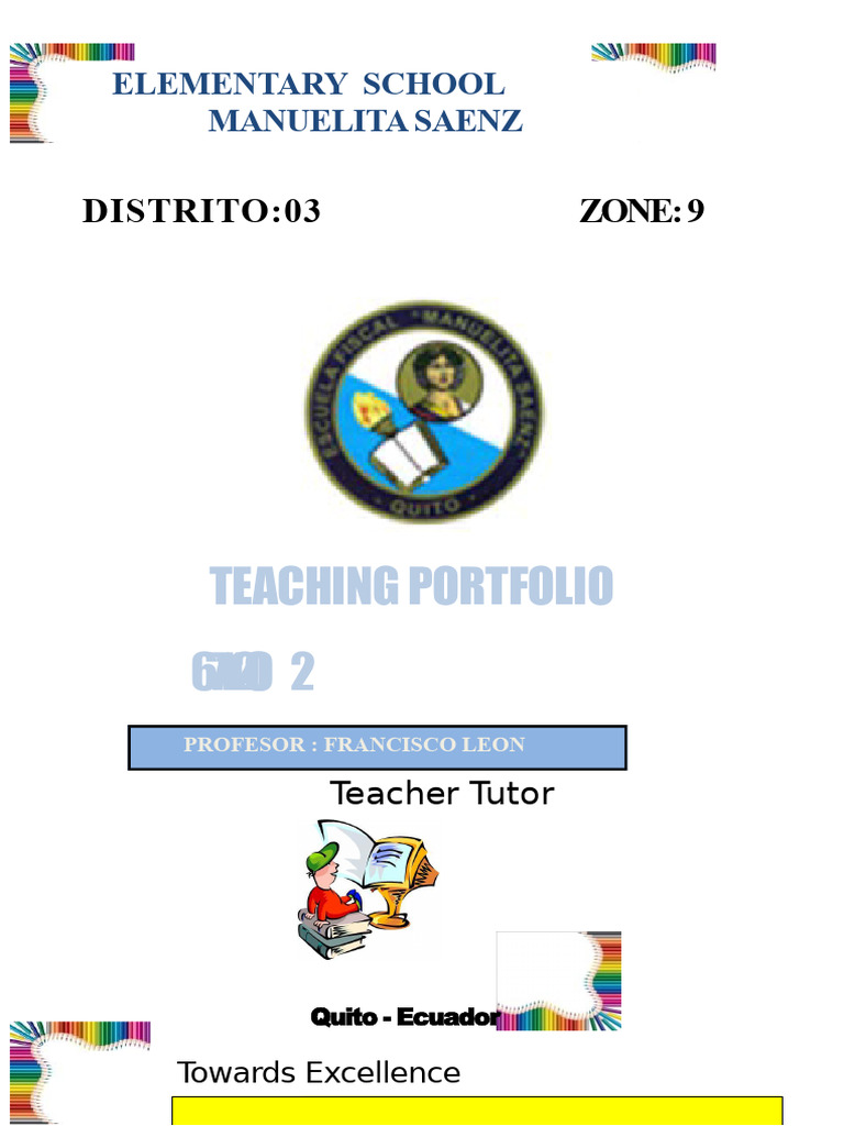 Teaching Portfolio | PDF | Classroom | Teachers