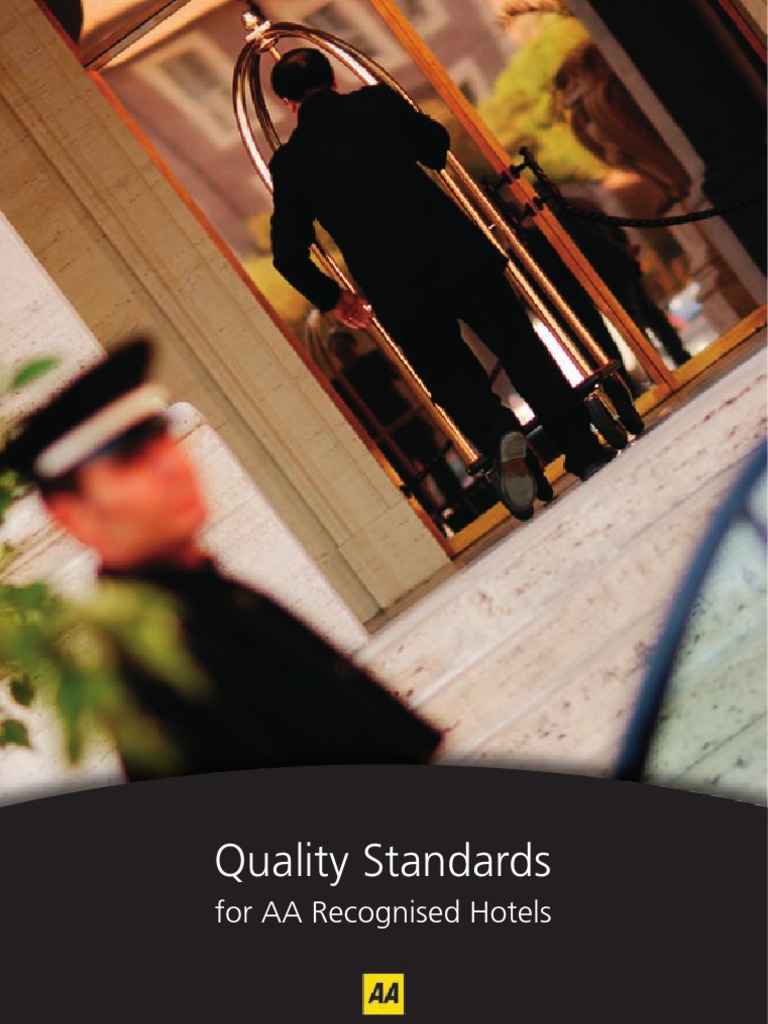 AA Hotel Quality Standards Brochure | PDF | Restaurants | Menu