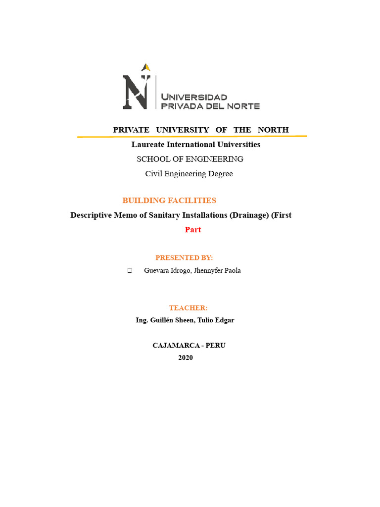 Descriptive Memo of Drainage | PDF | Rain | Pipe (Fluid Conveyance)