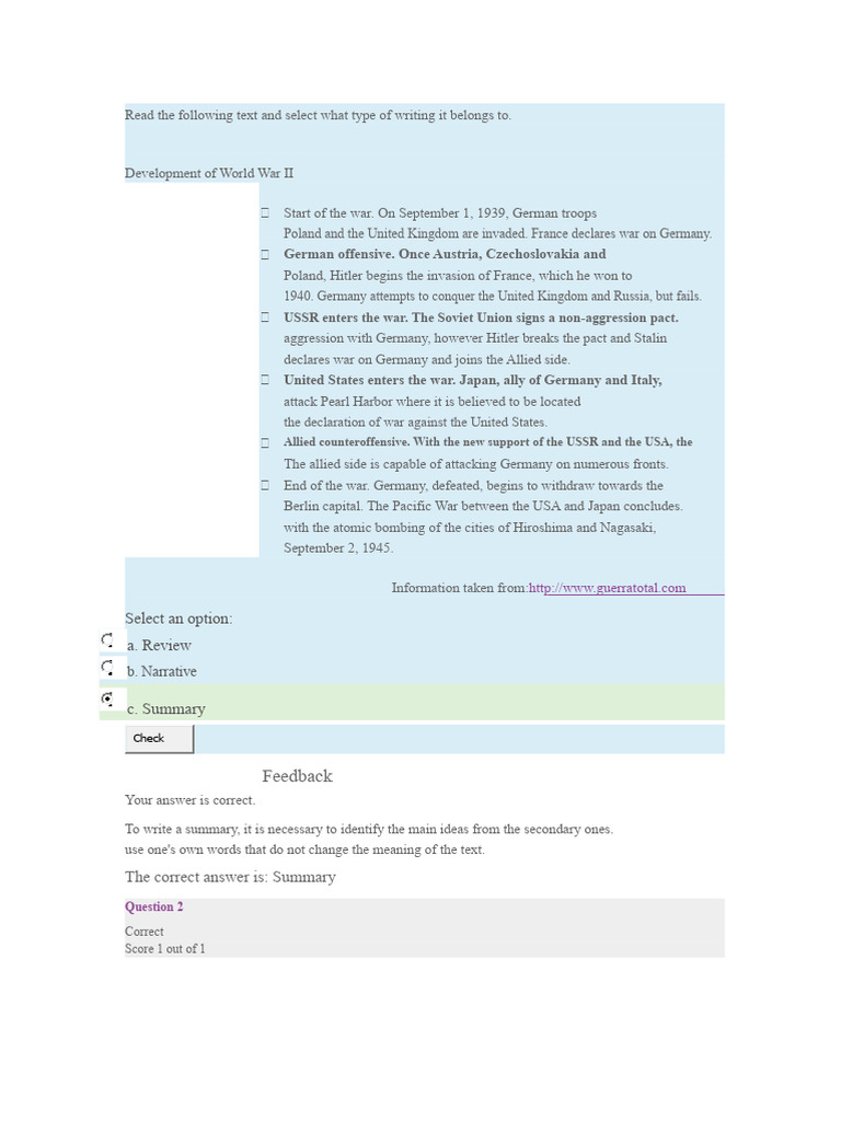 Online High School Exam 2 | PDF | Allies Of World War II | World War II