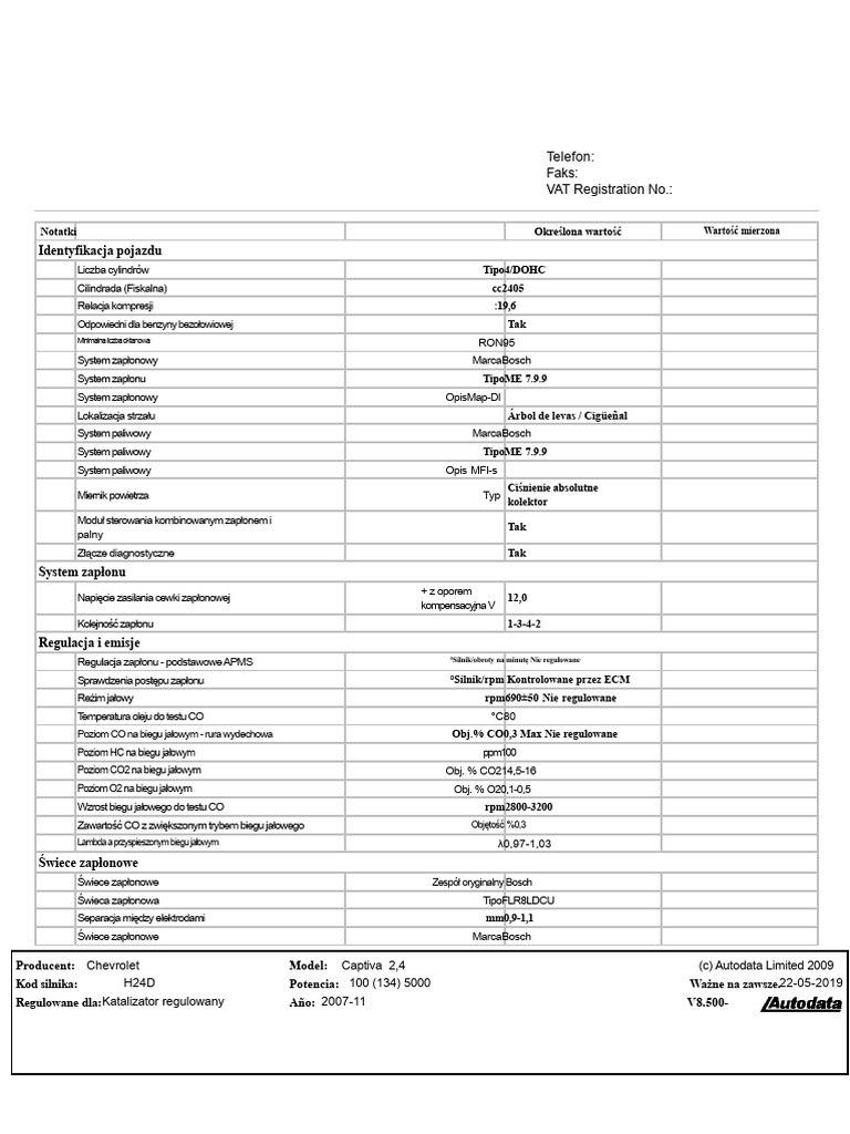 Chevrolet Captiva 2.4 | PDF