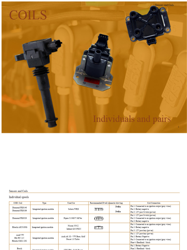 Coil - and - Sensors 2 | PDF | Ignition System | Automotive Industry
