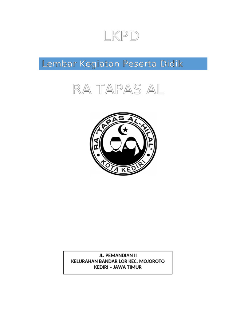 Cover Lkpd | PDF