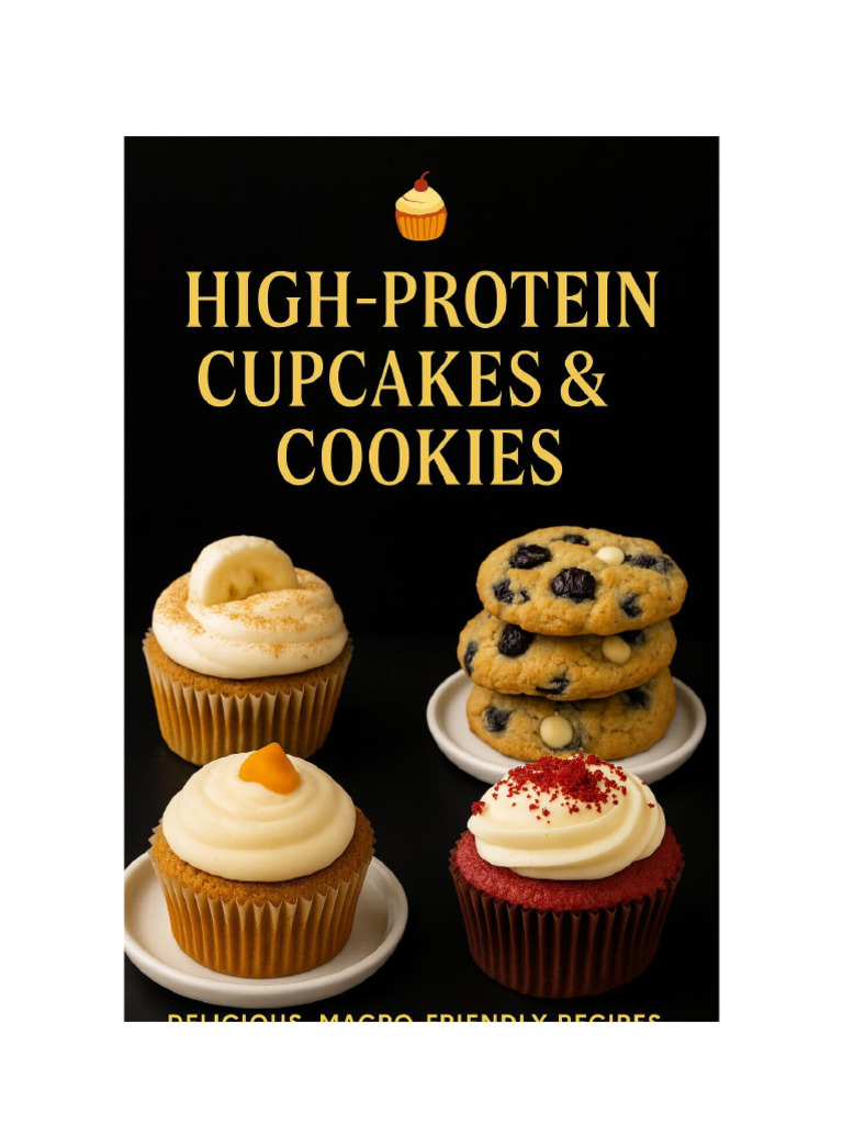 13-Full Protein Cupcake and Cookie Recipe Bundle | PDF | Cupcake | Yogurt