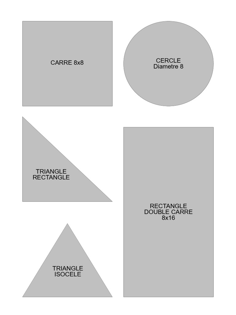 Formes à Découpées Avec Nom | PDF