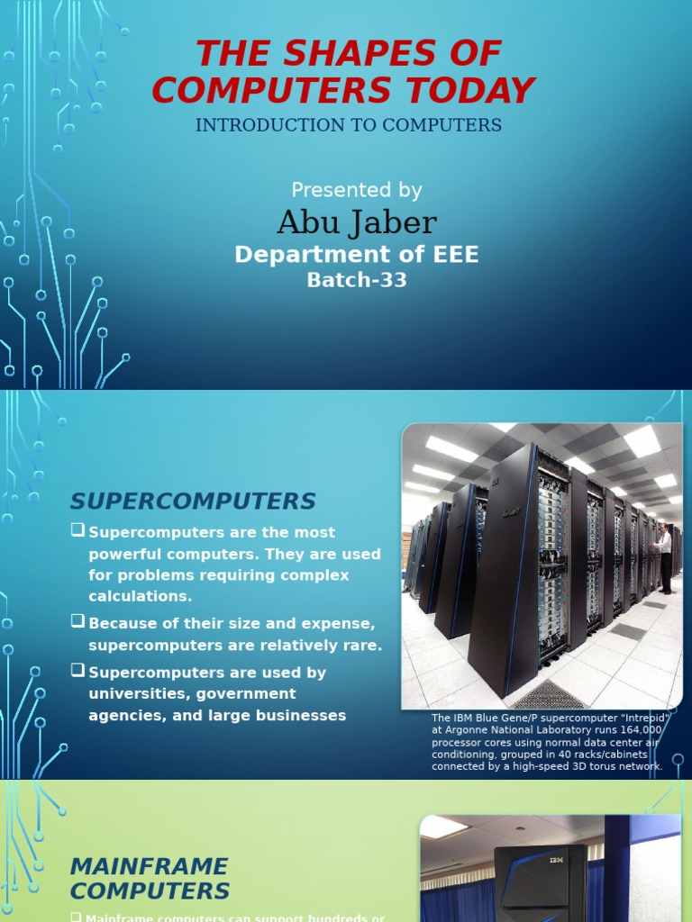 ICE Lab Presentation by AJ | PDF | Personal Computers | Mainframe Computer