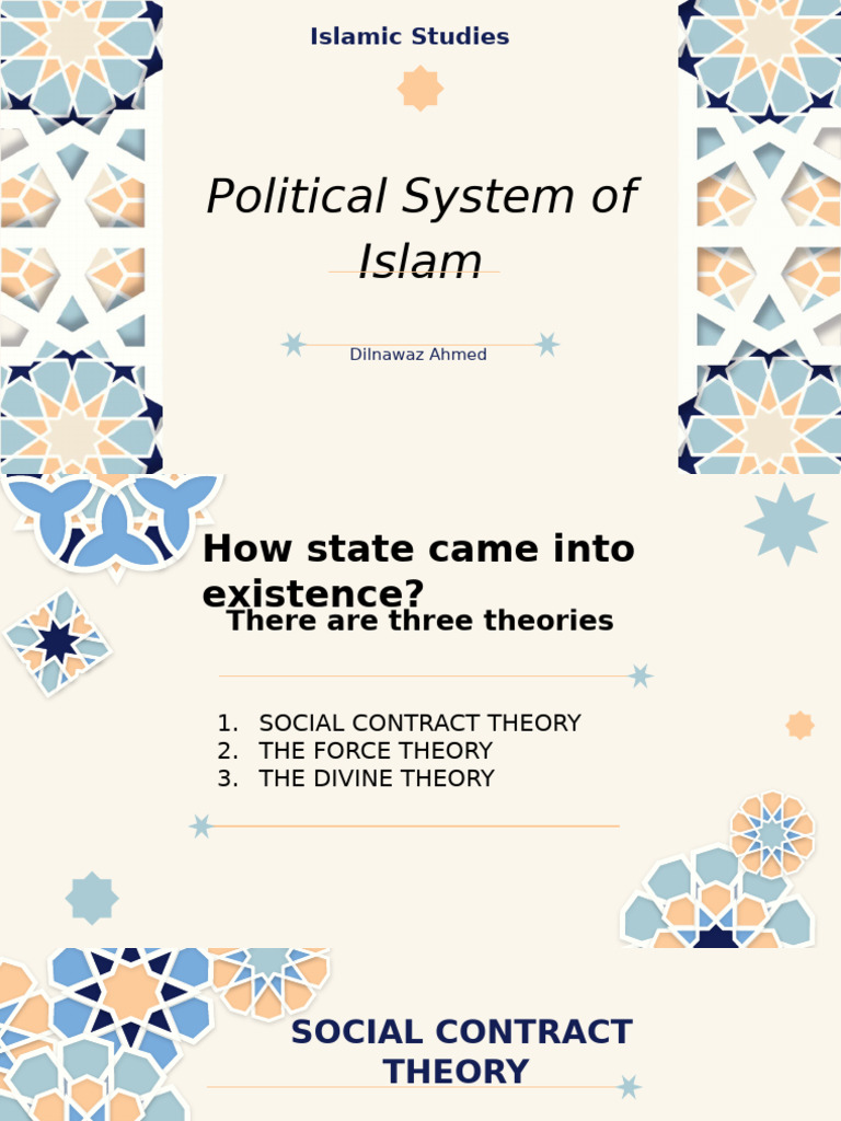 Islamic Political System Explained | PDF | Social Contract | Abrahamic ...