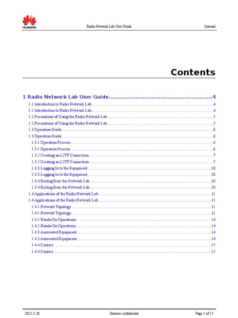 Radio Network Lab User Guide | PDF | Virtual Private Network | Areas Of ...