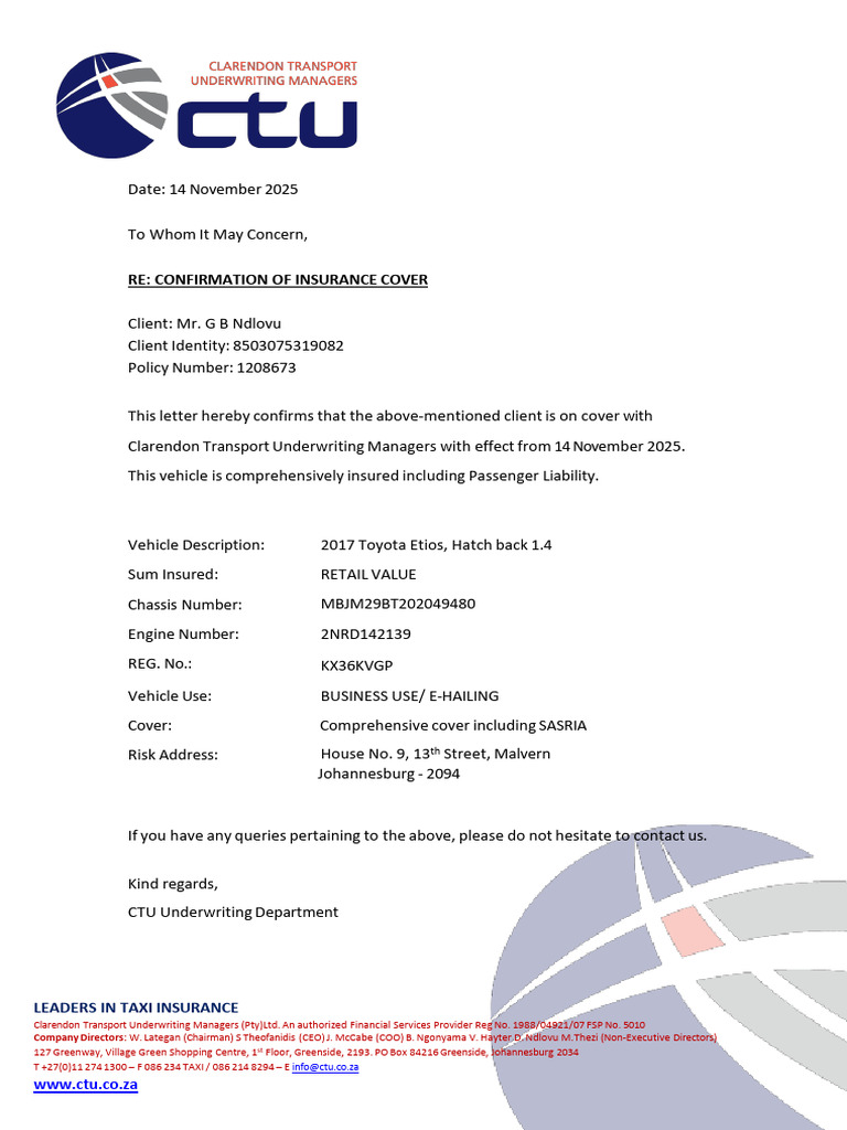 Ctu Confirmation of Cover-1 | PDF