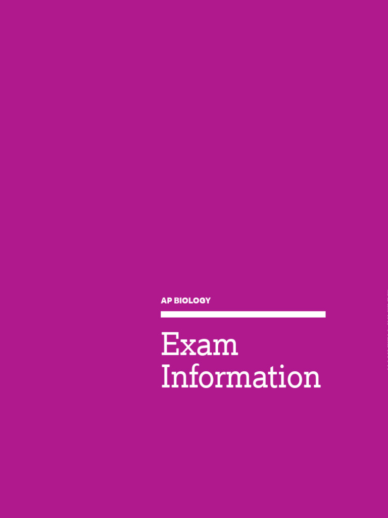 Ap Biology Course and Exam Description | PDF | Genotype | Photosynthesis