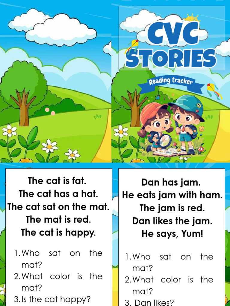 Cvc Stories Blue | PDF