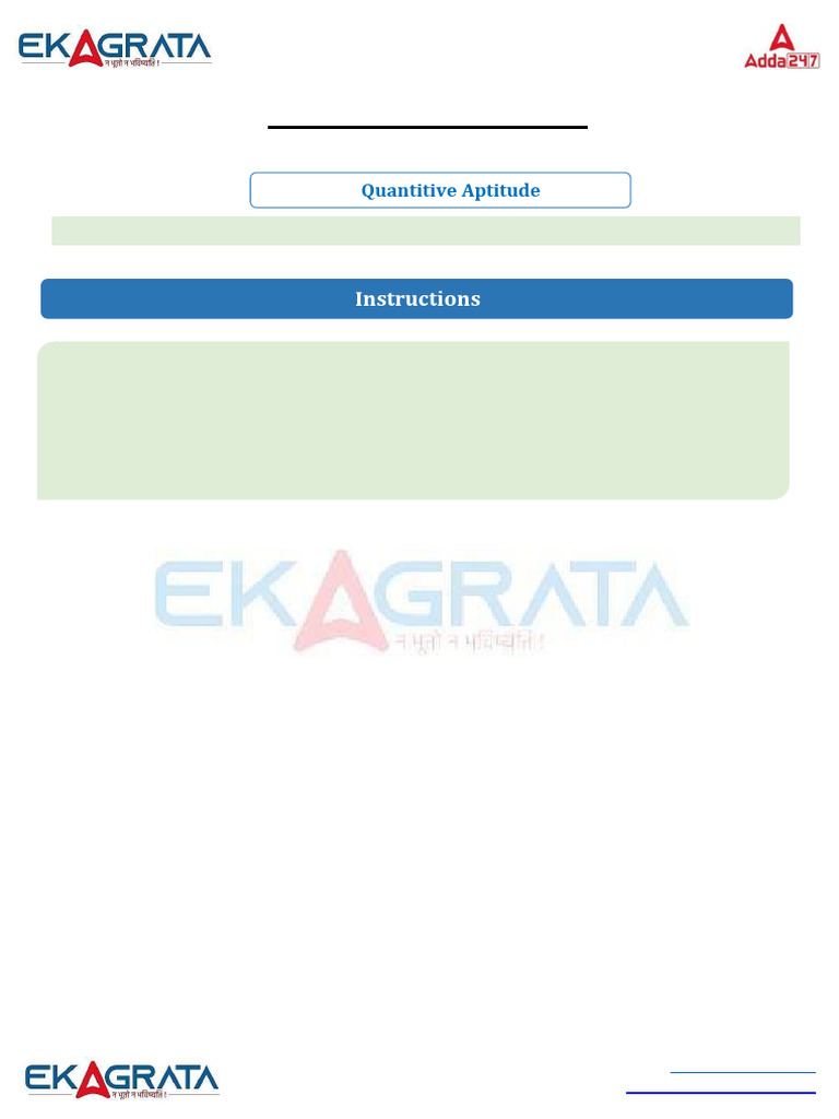 Full Syllabus Test of Quantitive Aptitude - 12193 | PDF | Present Value ...