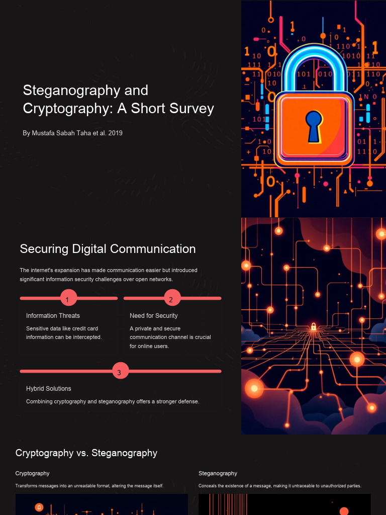 Steganography and Cryptography A Short Survey | PDF | Cryptography | Encryption