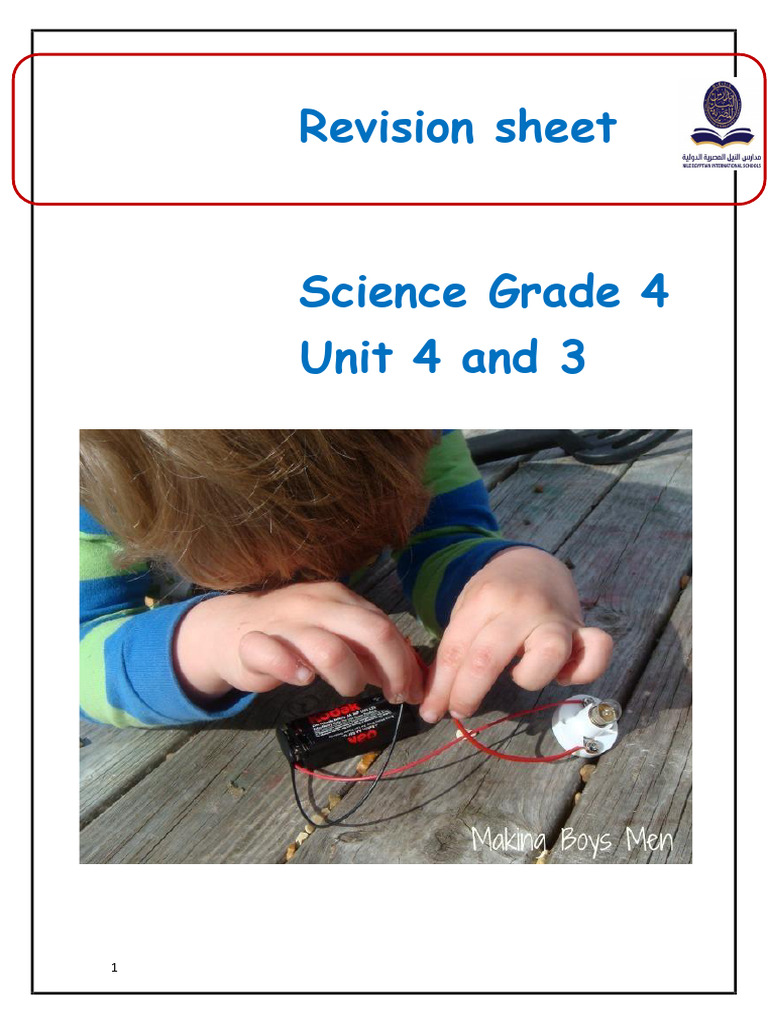 Grade 4 Science Circuit & Eye Revision | PDF | Eye | Retina