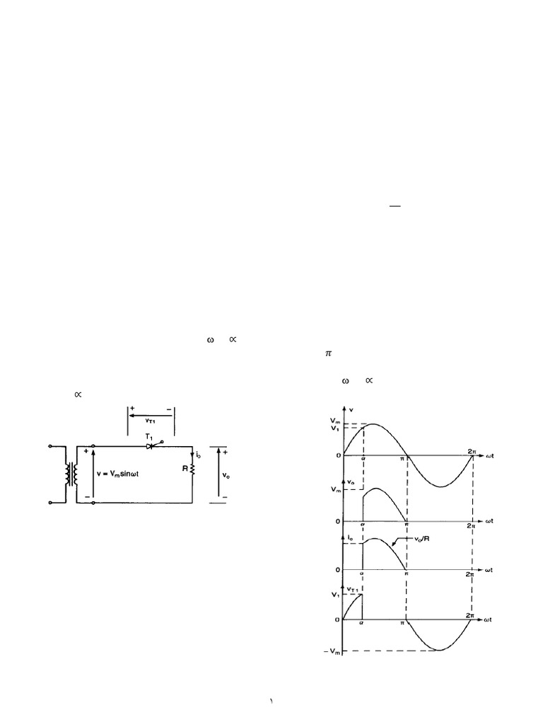 3 - Controlled Rectifiers | PDF | Rectifier | Power (Physics)