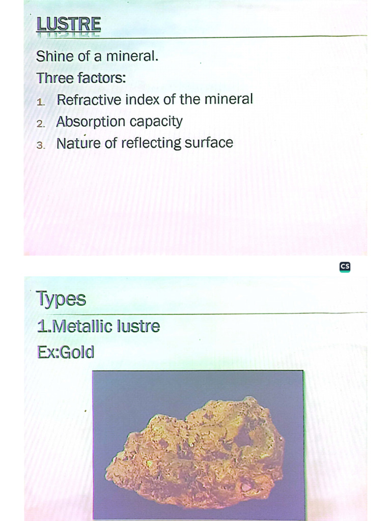 Mineralogy Lec 2 | PDF