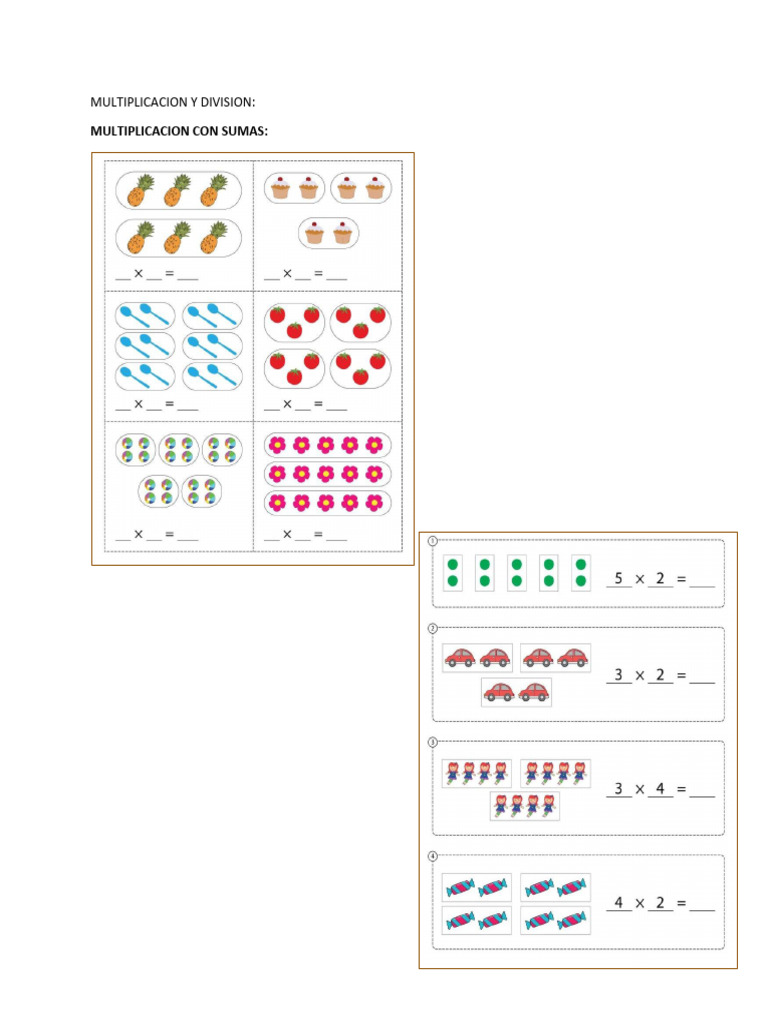 Multiplicación y División para Niños | PDF