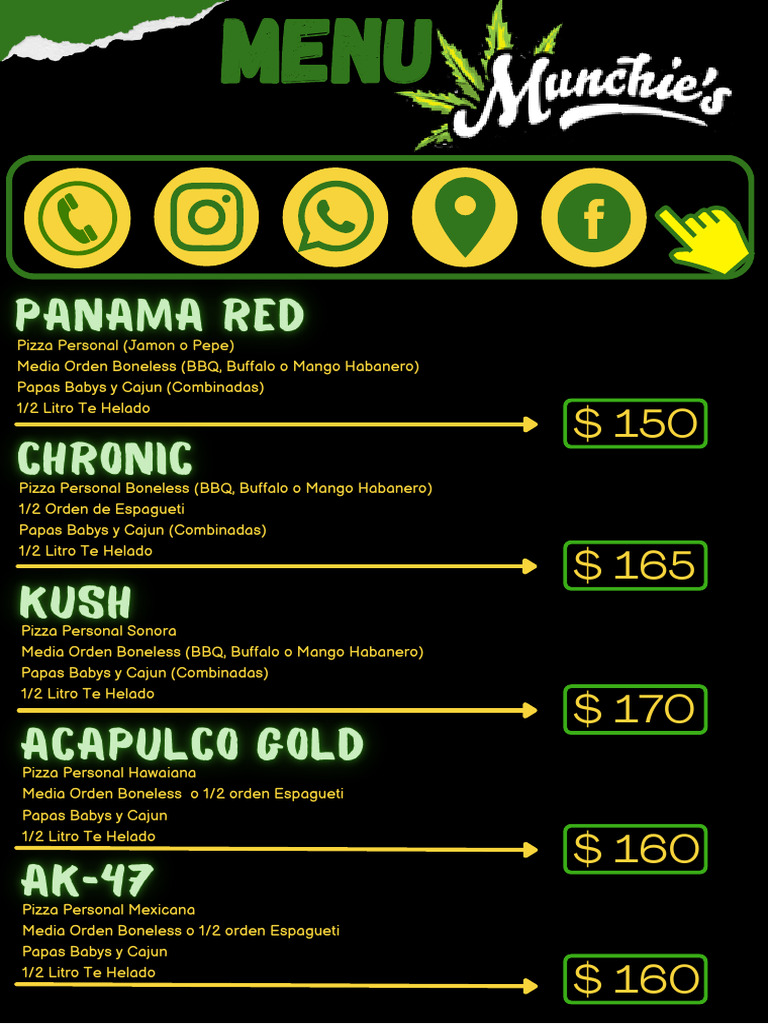 Menu Munchies Interactivo Ago 22 | PDF