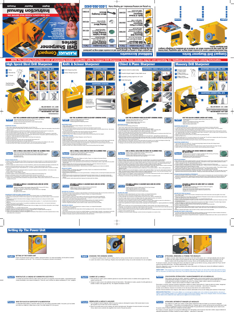 Drill Sharpener | PDF | Knife | Blade