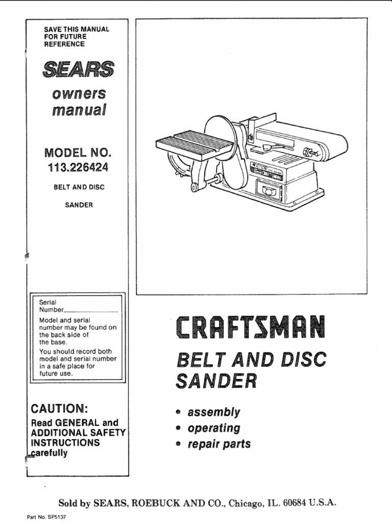 Belt and Disc Sander Safety Manual | PDF | Screw | Metalworking