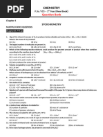 Class 11 Stoichiometry Practice Problems | PDF | Stoichiometry | Mole ...